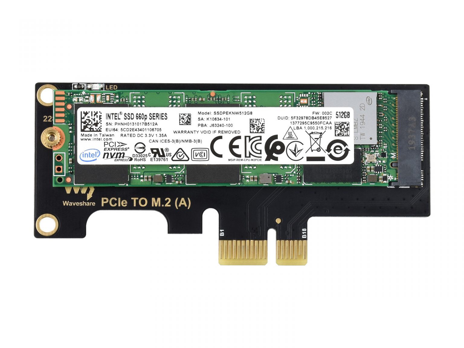 PCI-E to M.2 轉接卡(相容樹莓派 CM4 IO Board) - 莓亞科技-官網