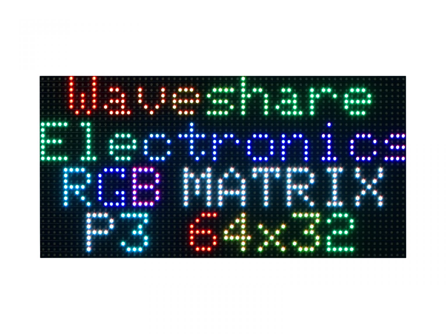 樹莓派 RGB LED Matrix Panel (64×32) 莓亞科技-官網