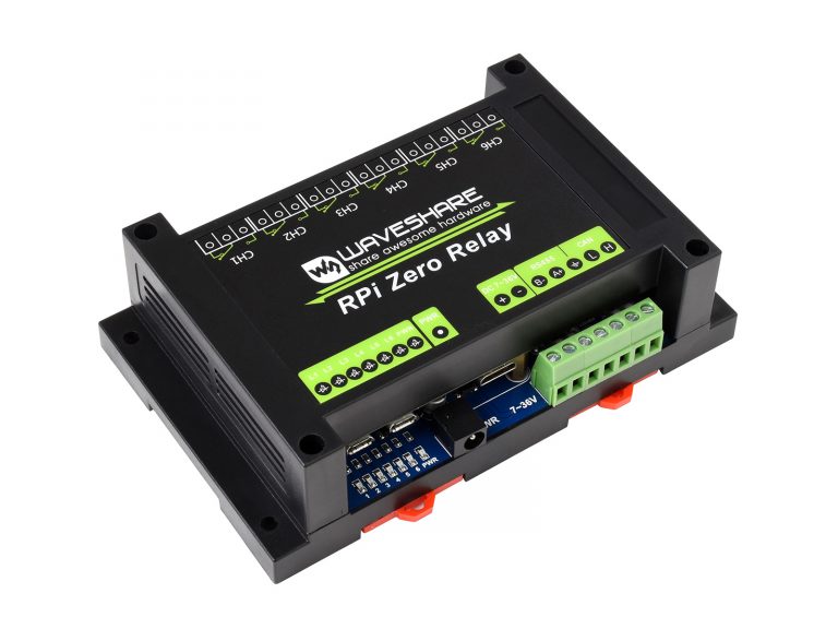 樹莓派 RS485 CAN 工業級 6 路繼電器模組(搭配 Pi Zero WH)