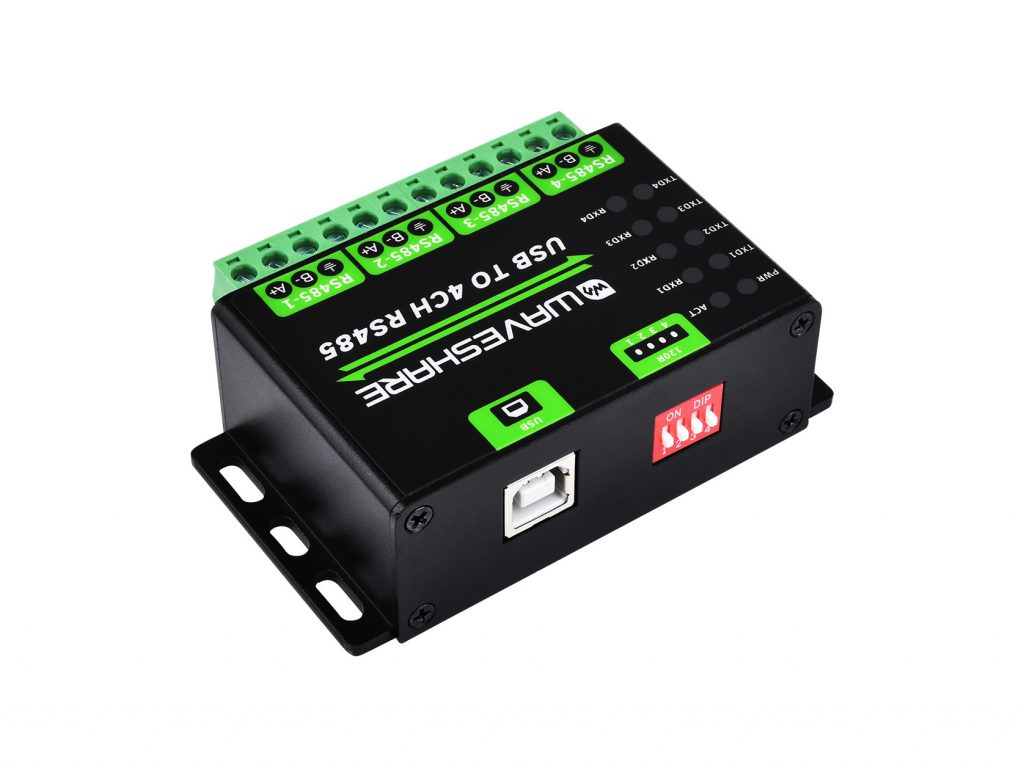 工業級 USB to RS485 控制模組(4路) - 莓亞科技-官網