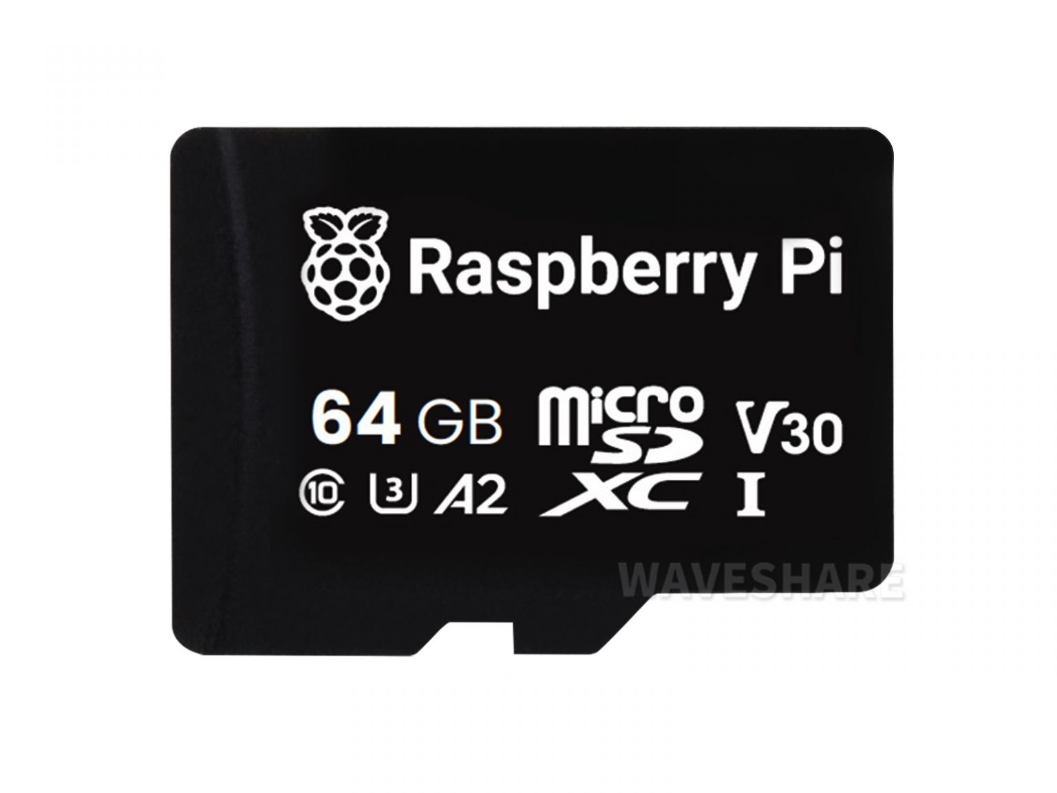樹莓派官方64GB microSD 記憶卡(A2, 已安裝 Raspberry Pi OS)