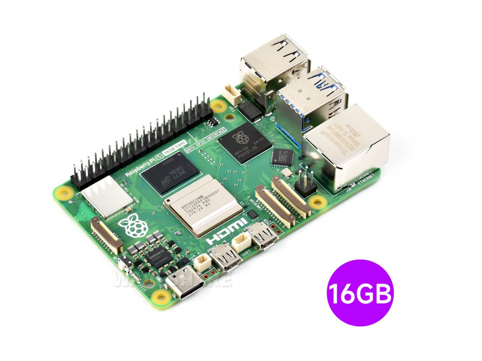 最新版英國製樹莓派主機板 Raspberry Pi 5 Model B 16GB
